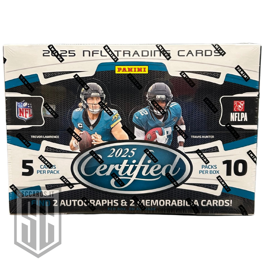 Panini Certified Nfl Football Hobby Box 2025 – ScCards