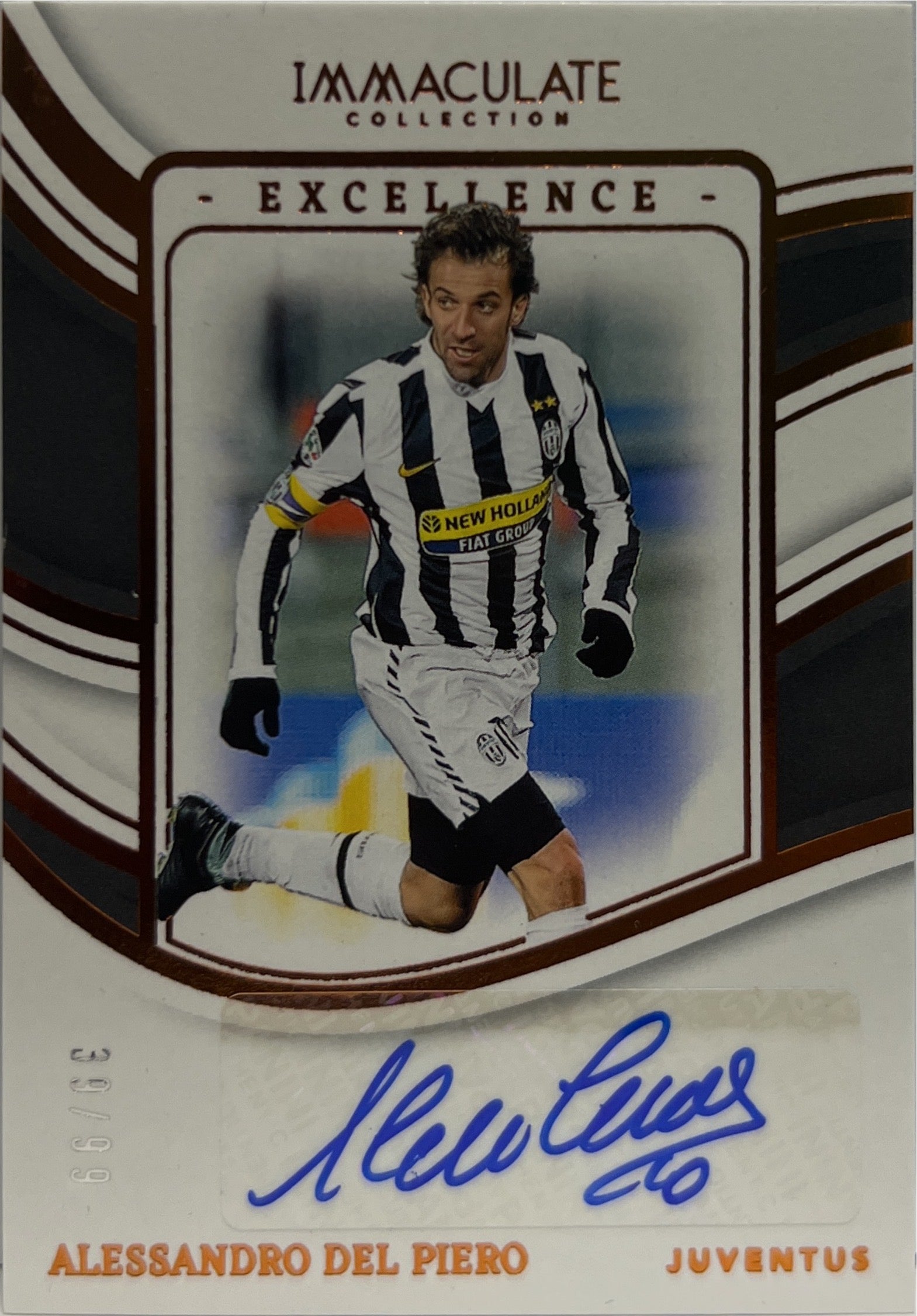 Alessandro Del Piero 39/99 Autograph Excellence Immaculate Collection ...