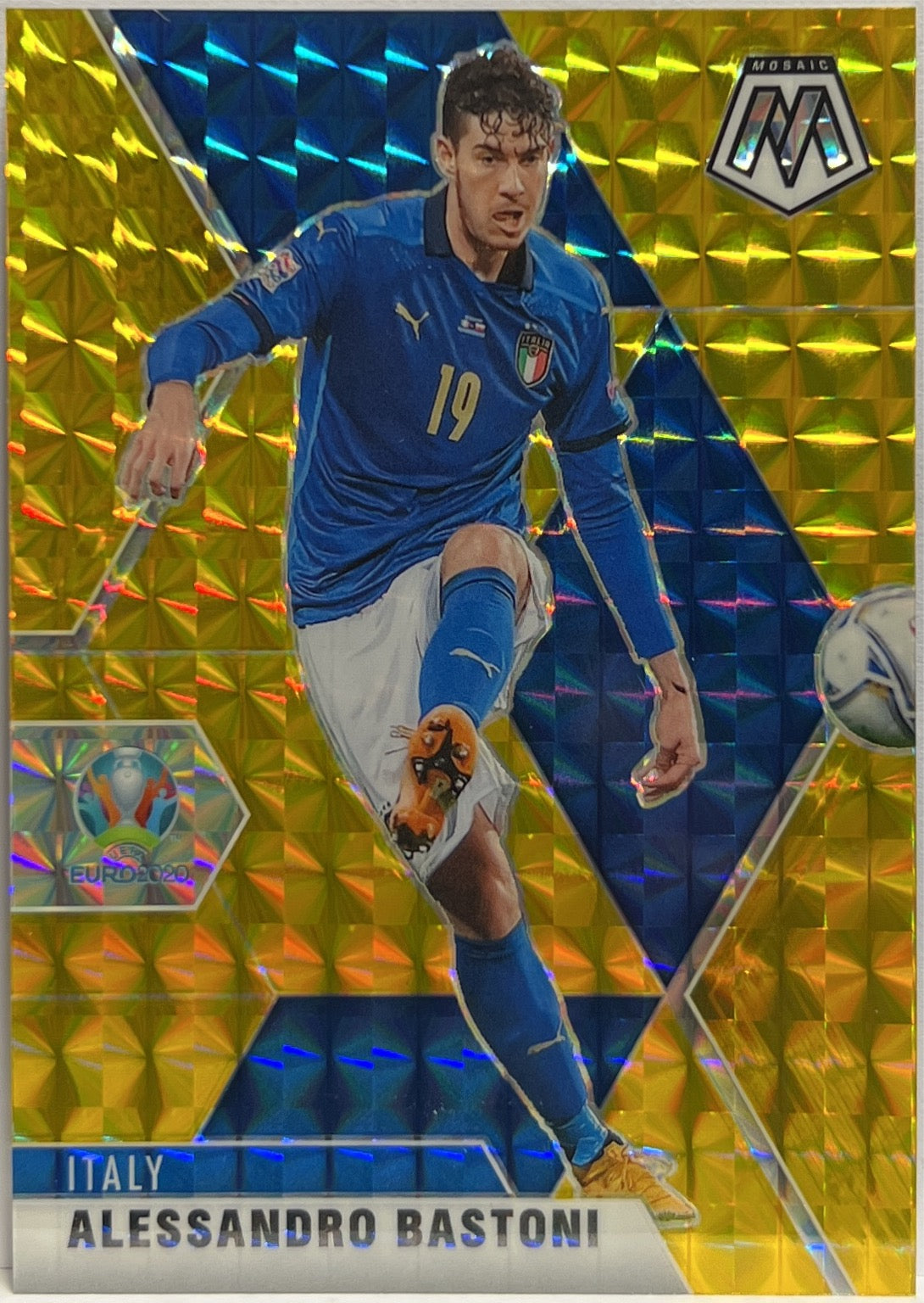 Alessandro Bastoni 8/10 Gold Mosaic Uefa Euro 2020 – ScCards