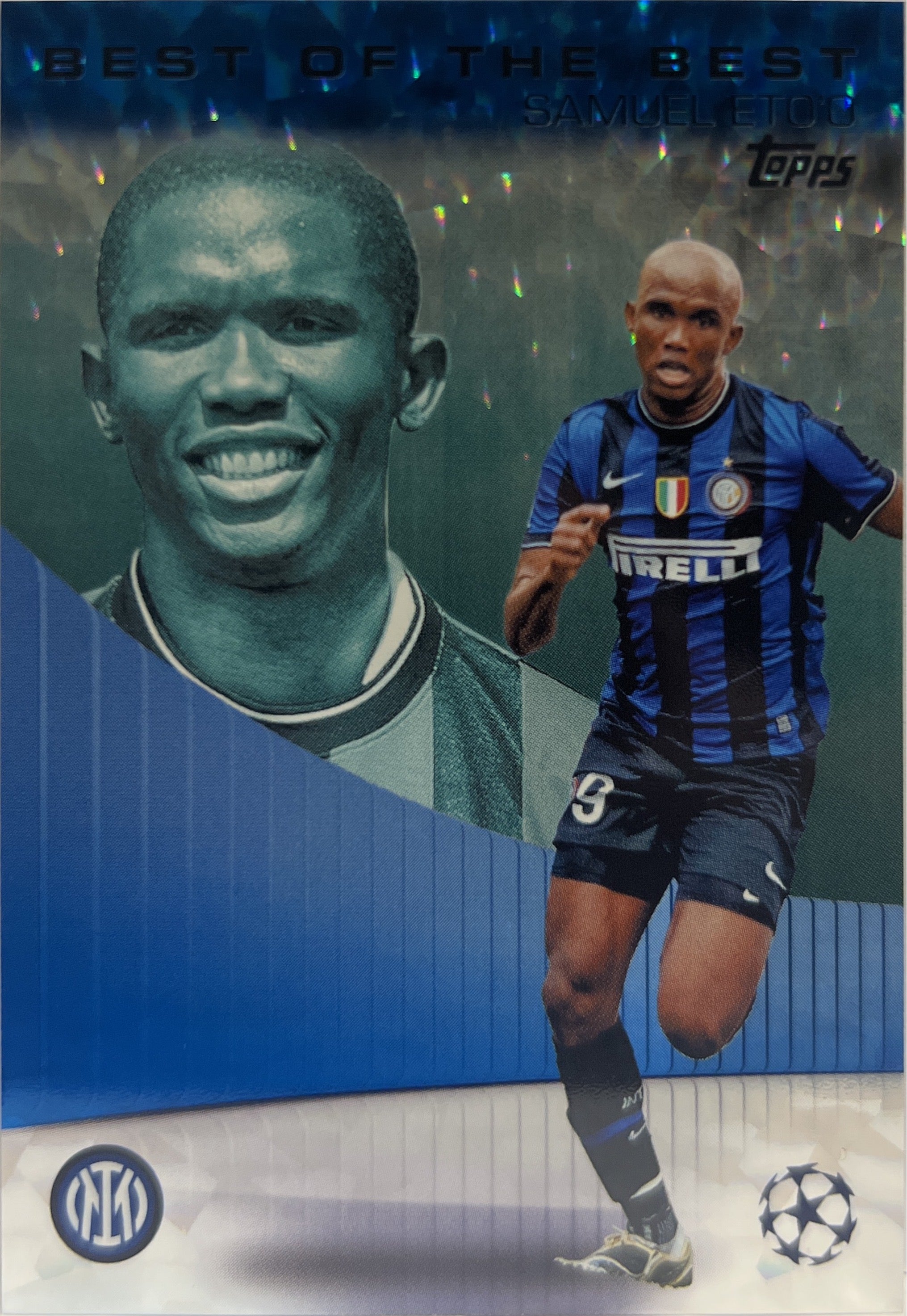 Samuel Eto'o 44/75 Best Of The Best Blue Topps UCC 2024/25 – ScCards